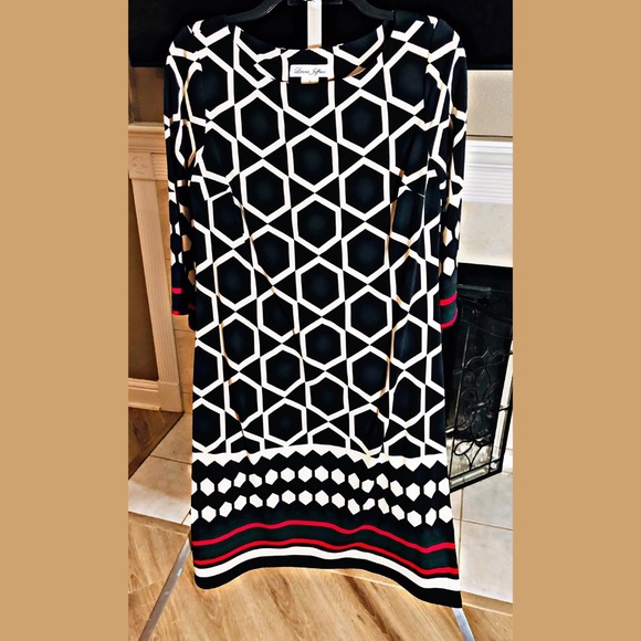 Laura Jefferies | Dresses | Geometrical Midi Dress | Poshmark